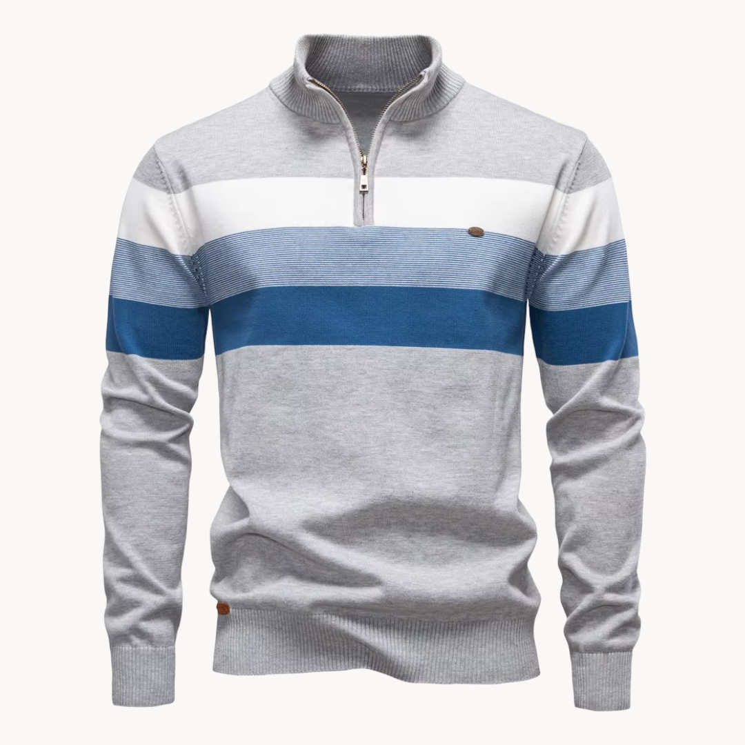 Lucas Quarter Zip Sweater – Lena toronto